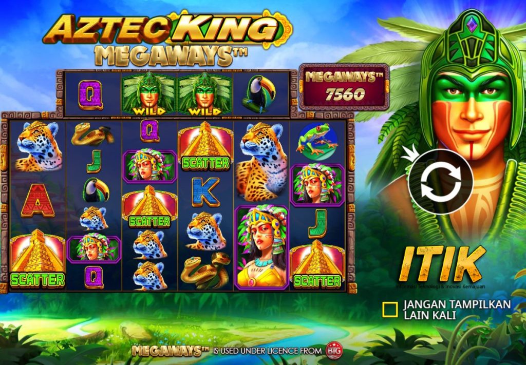 Aztec King Megaways: Fitur Scatter dari Simbol Piramida